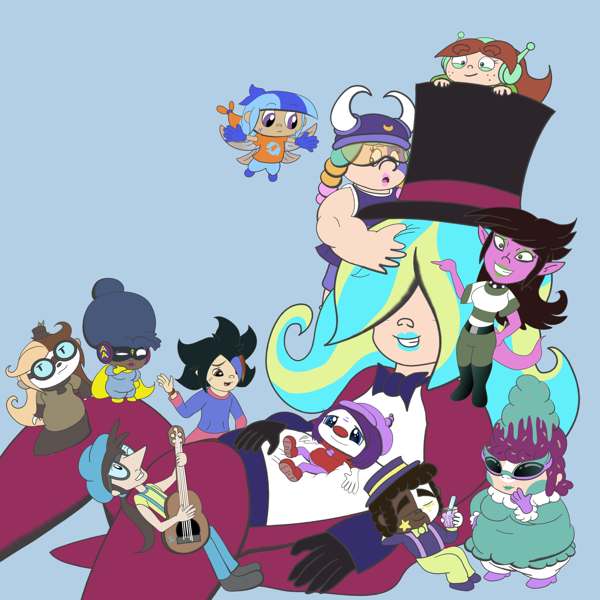 ArtStation - Mindy and the Misfitz: Meet the Troupe!