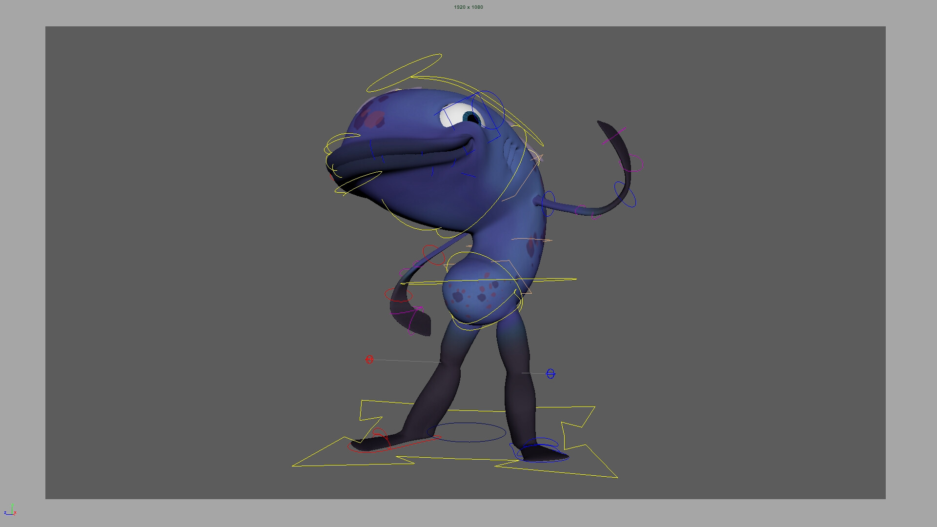 ArtStation - Fish Legs Rig from LEGS