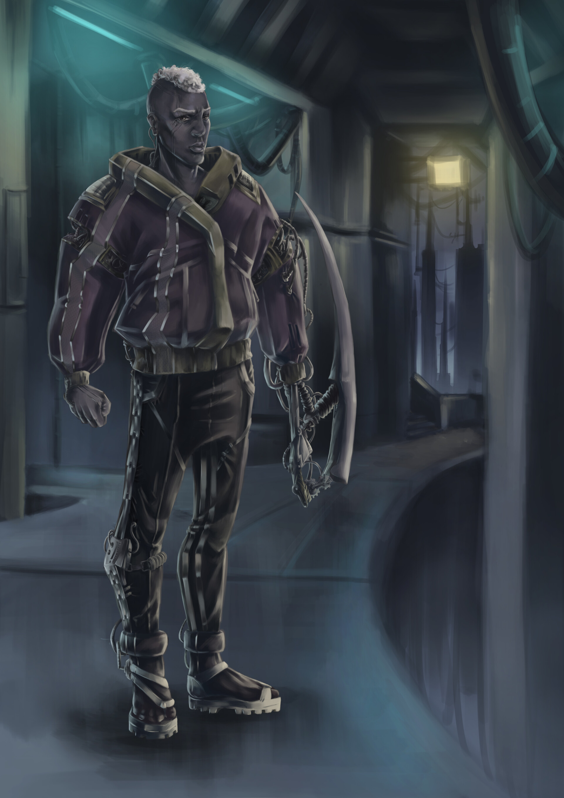 ArtStation - Stylized neo-futuristic character