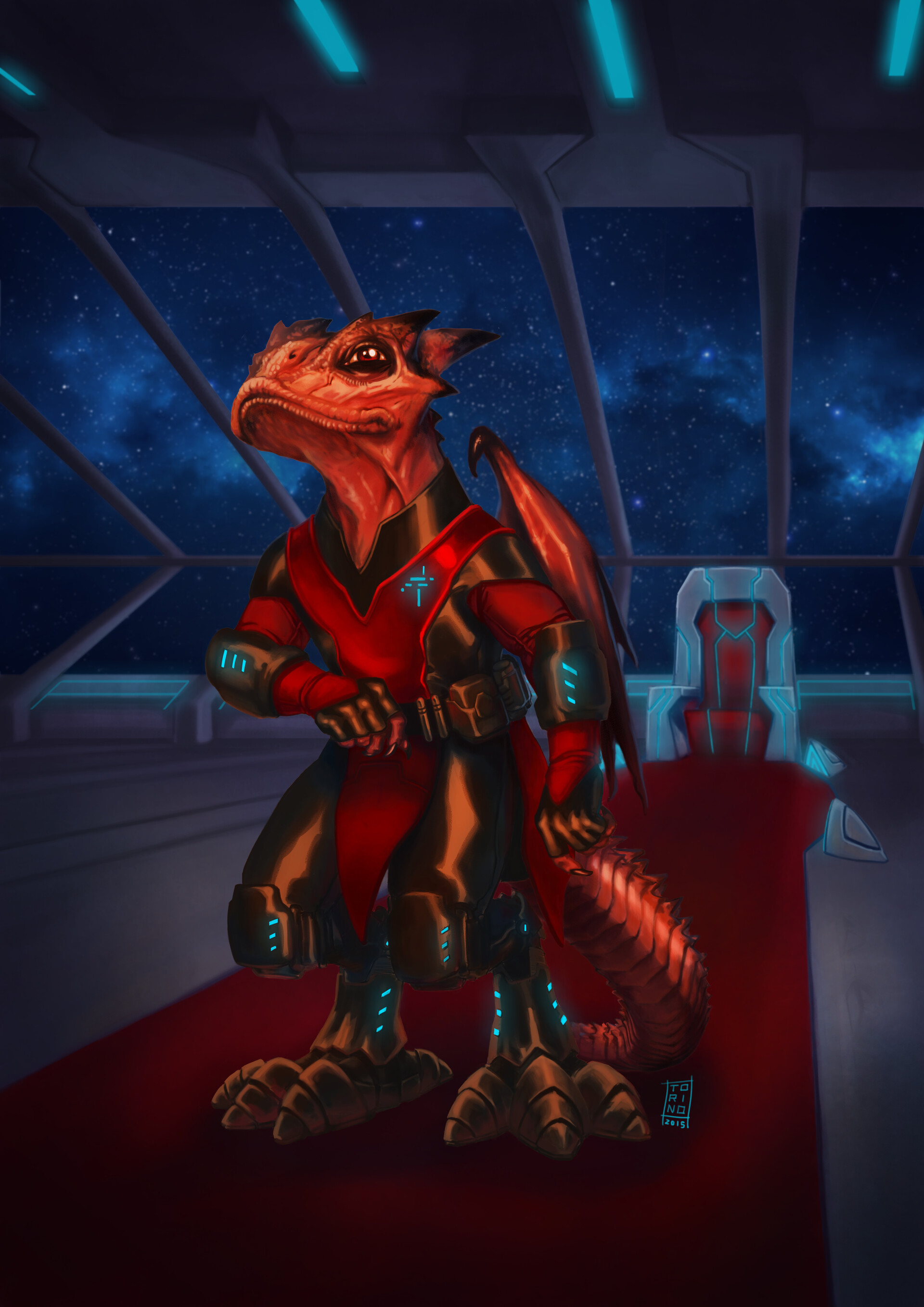 ArtStation - Nobile Space Lizard