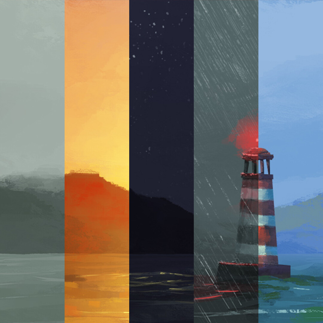 ArtStation - Weather Study