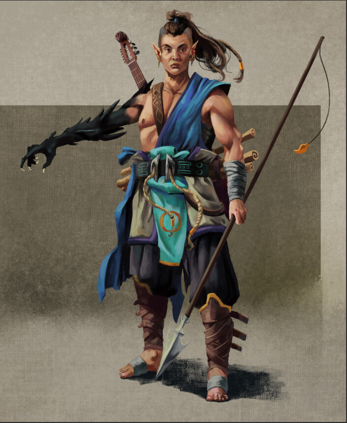 ArtStation - Character Concept - Arokh Pendragon, Michael Gladigau