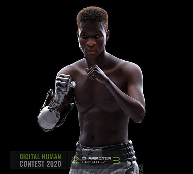 ArtStation - CC Digital Human Contest 2020 (Cyber-Boxer)