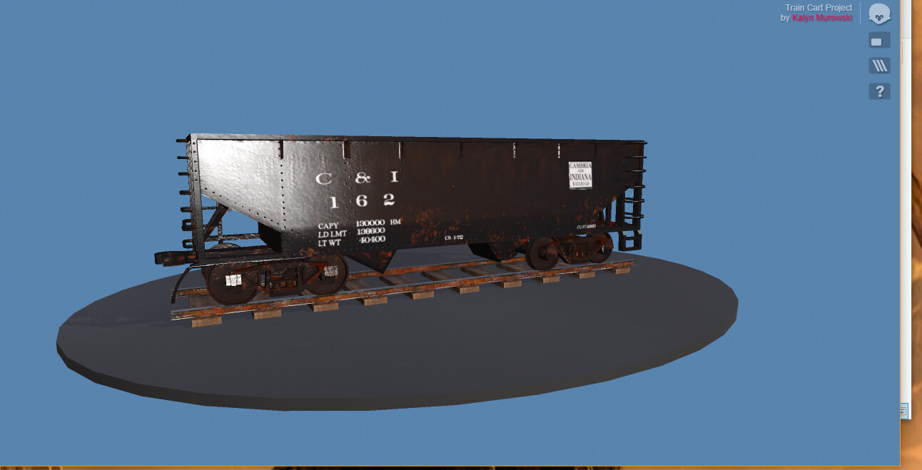 ArtStation - Coal Train Cart