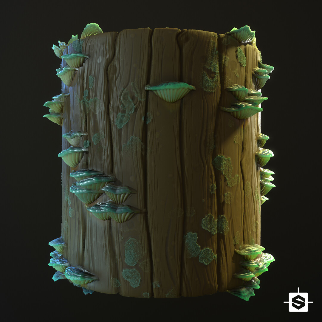 ArtStation - Nodevember 2020 - Day 18: Fungus