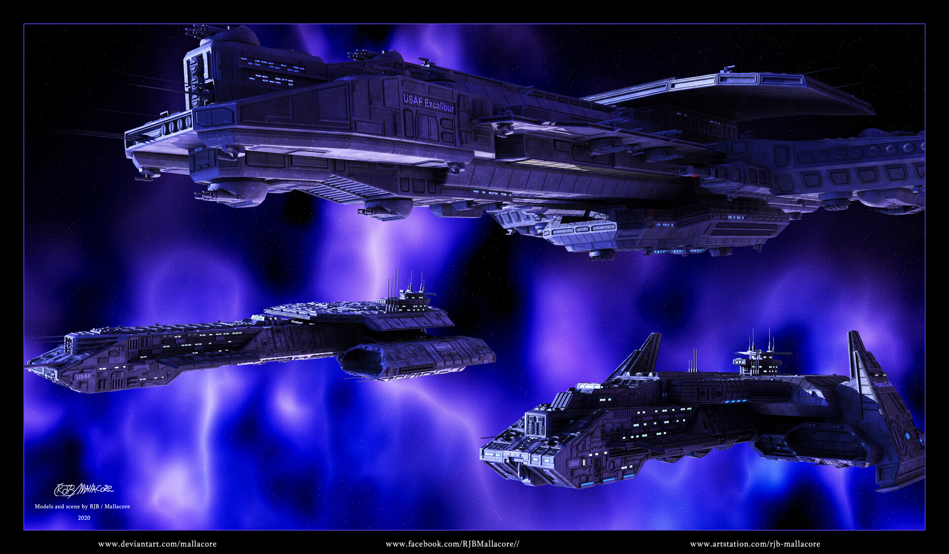 ArtStation - Stargate - Fleet Scene 2