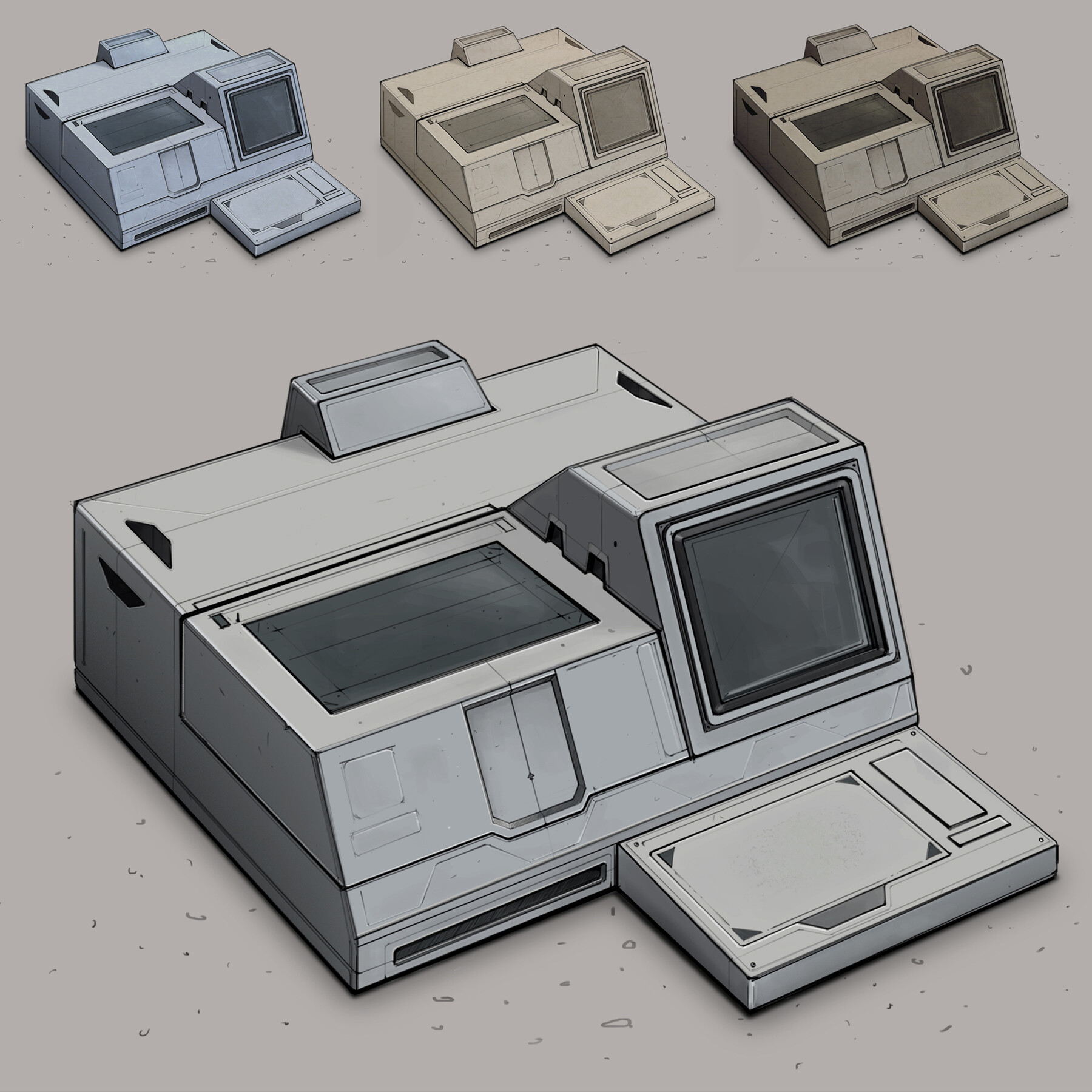 ArtStation - Old Scanning Device