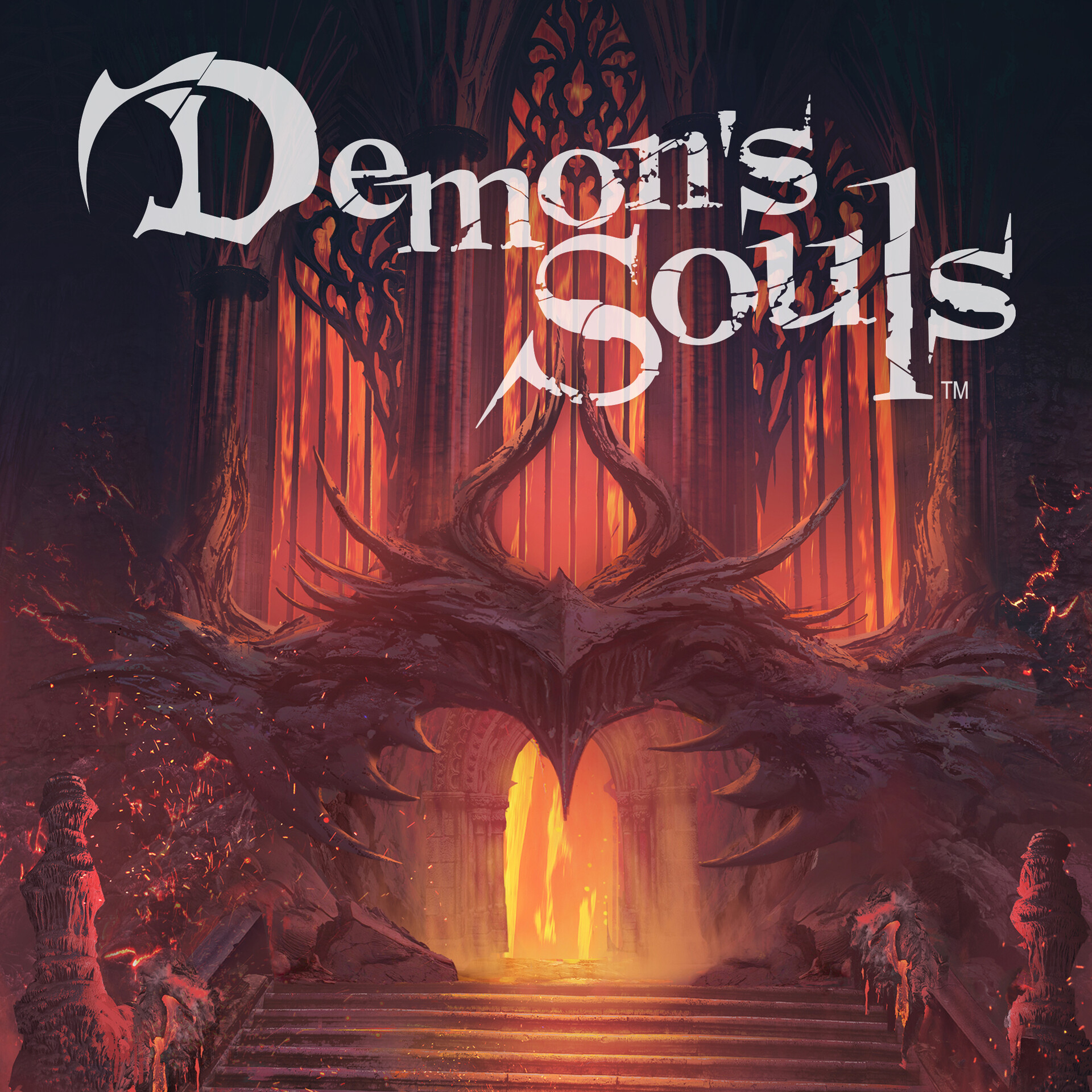 ArtStation - Demon's Soul - Archstone of the Flamelurker Demon
