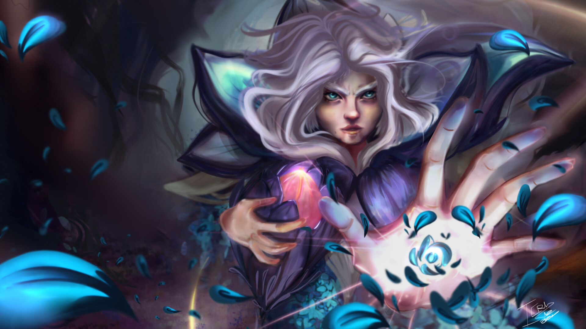 Cristina Calvagno - Oona MTG Fanart