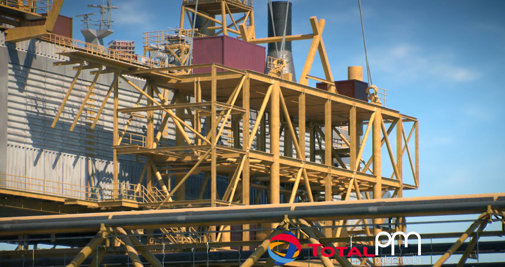 ArtStation - TOTAL Tyra Gas Field