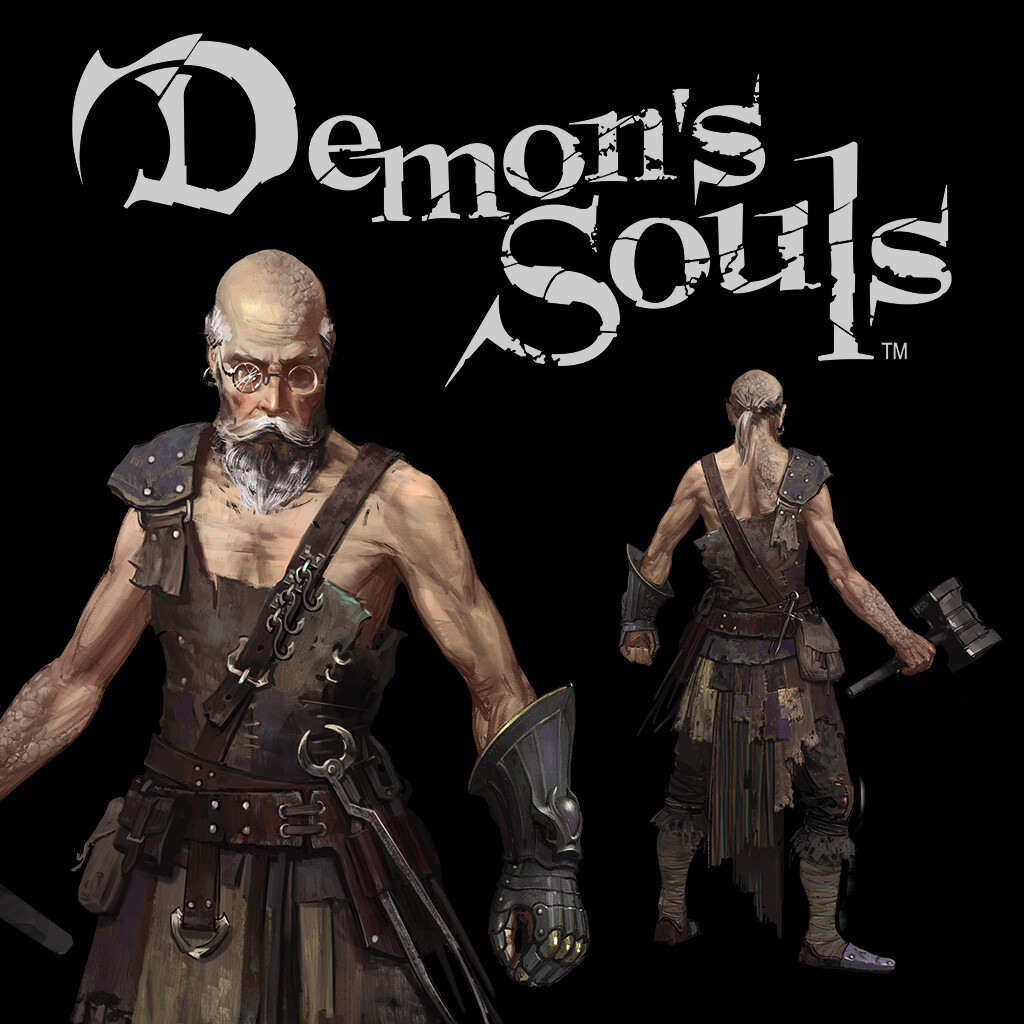 ArtStation - Demon's Souls - Blacksmith Boldwin Concept