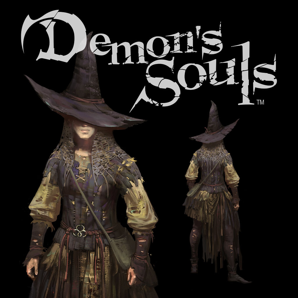 ArtStation - Demon's Souls - Old Raggedy Robes Concept