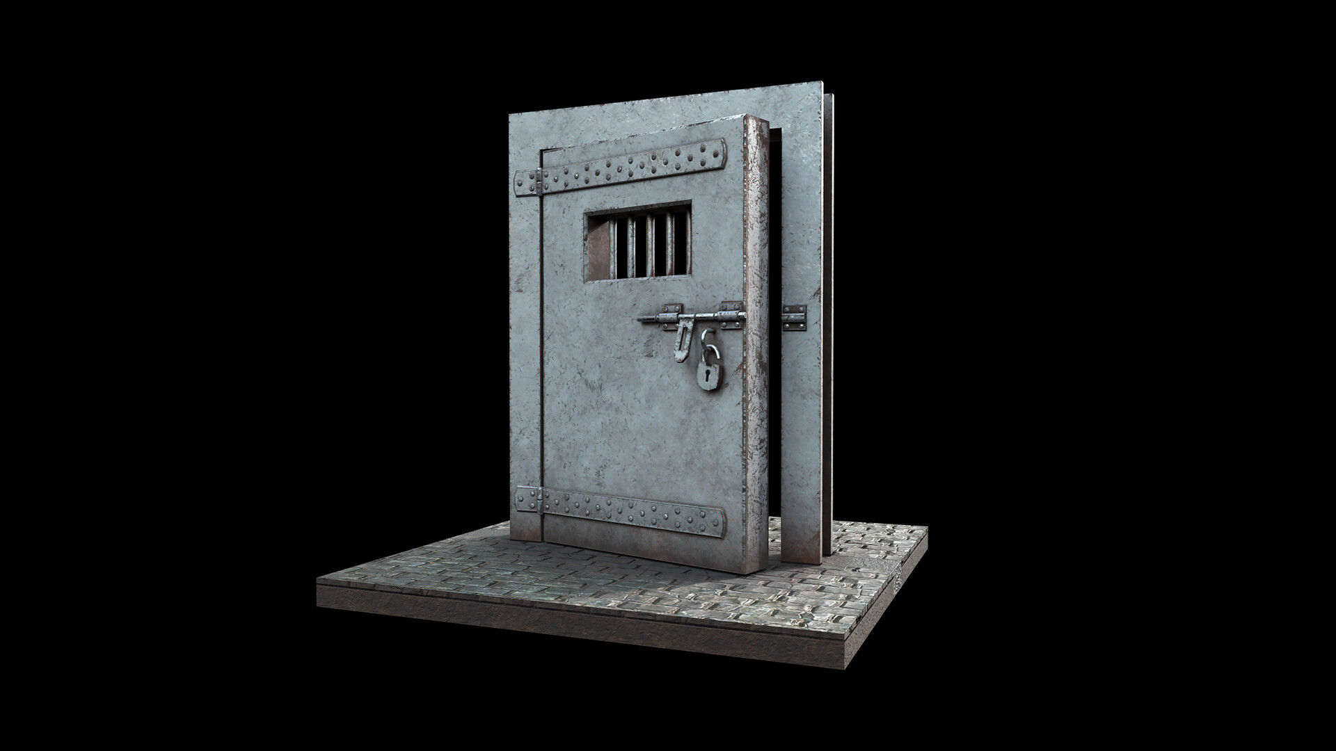ArtStation - Metal Prison Door