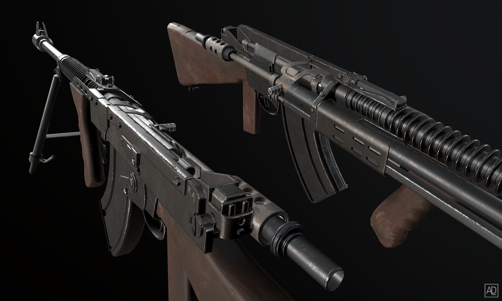 ArtStation - Charlton Automatic Rifle