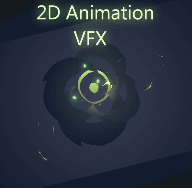 ArtStation - Emerald Explosion 2D VFX Animation