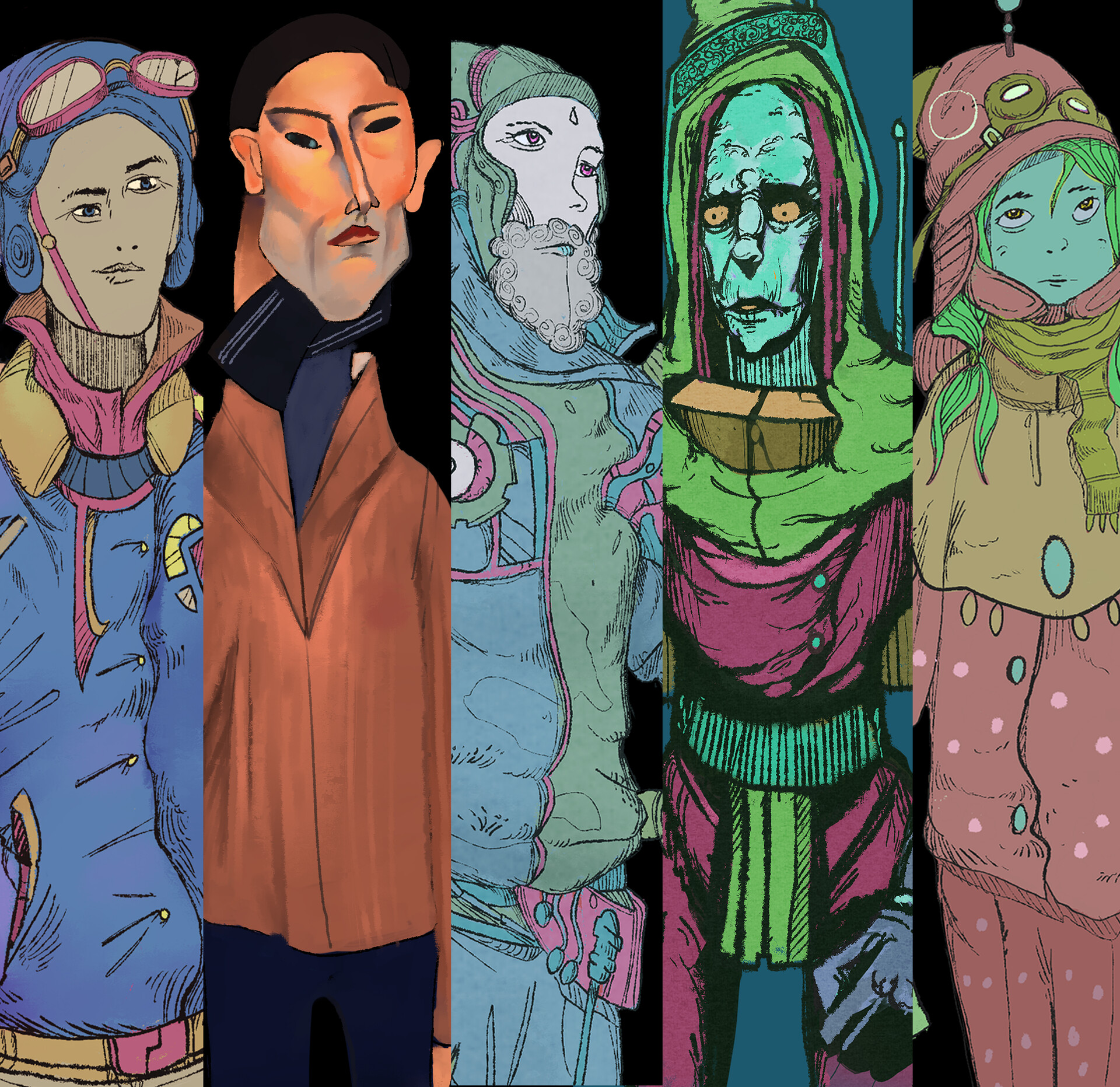 ArtStation - Space Game Character Concepts