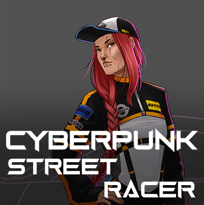 ArtStation - Cyberpunk Street Racer