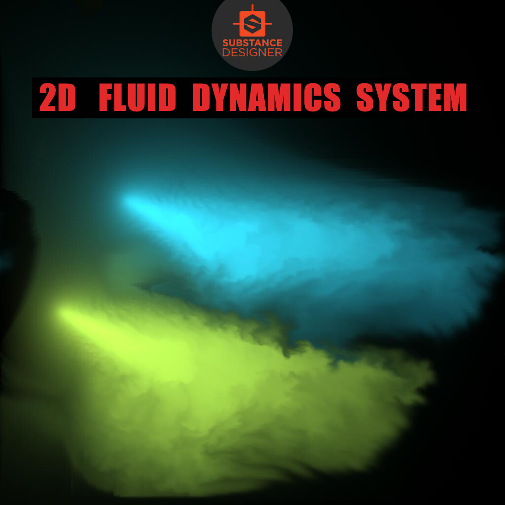 ArtStation - 2D Fluid Dynamics System in Substance Designer