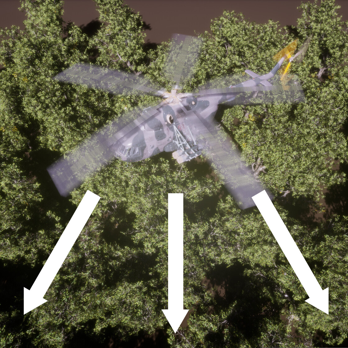 ArtStation - UE4 - wind point force vertex shader