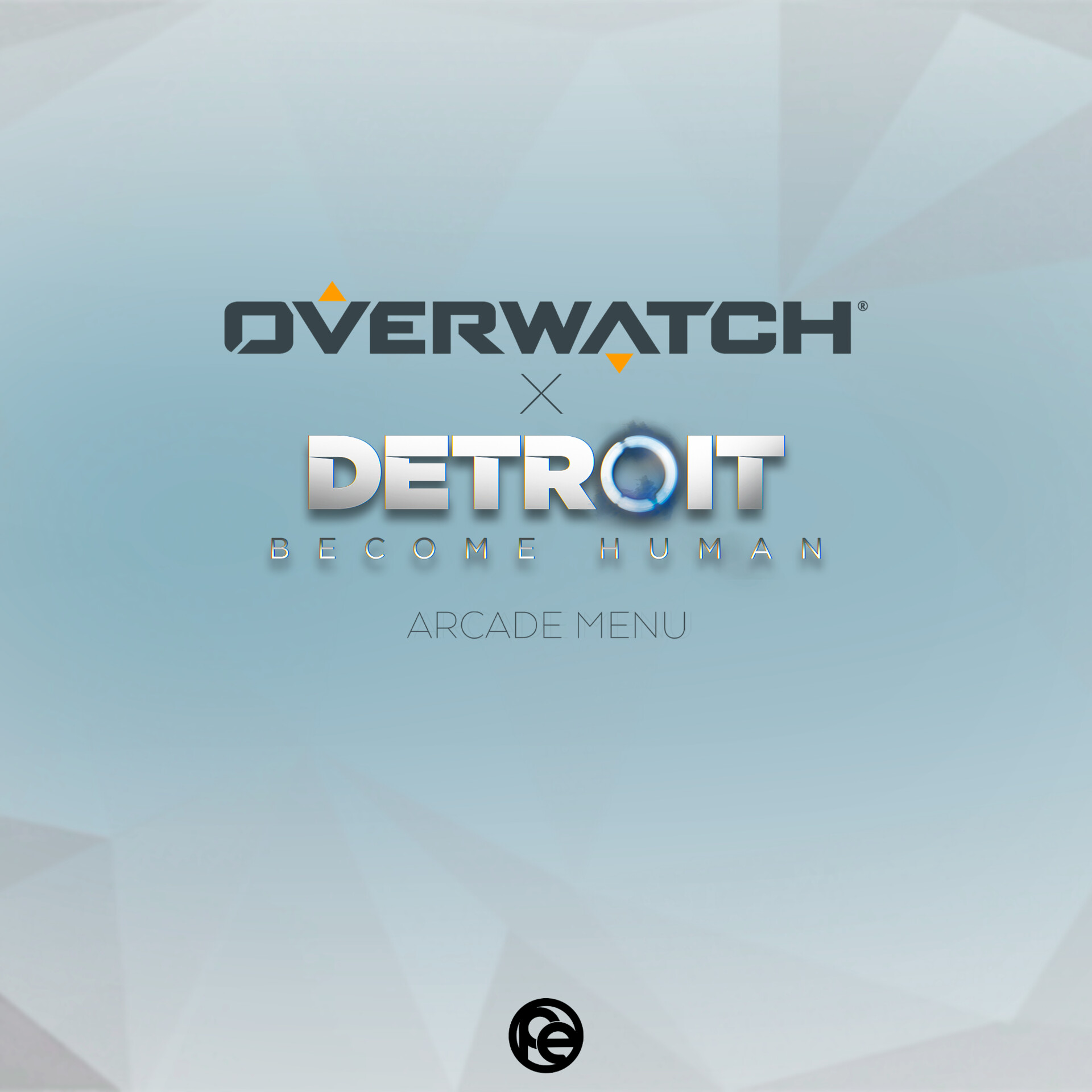 ArtStation - Overwatch - Arcade Menu Screen (Stylized "Detroit: Become ...