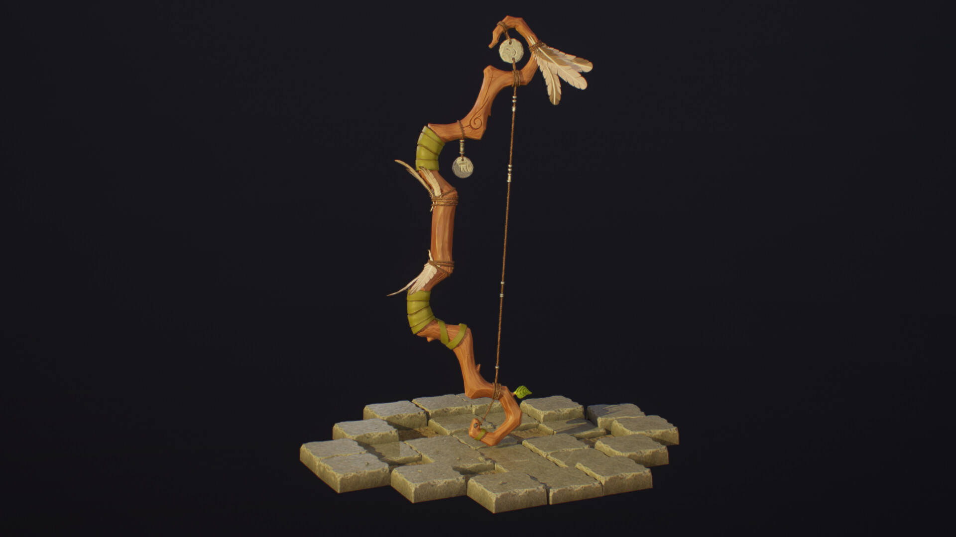 ArtStation - Fantasy bow
