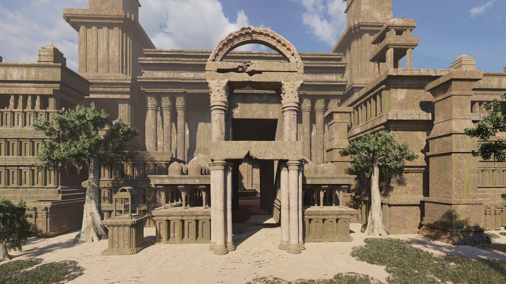 ArtStation - "The old secret inside the castle"