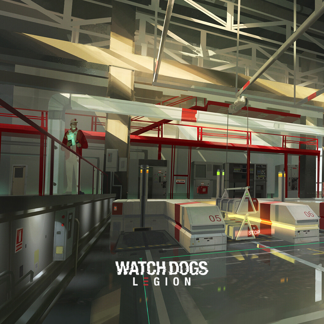 ArtStation - Watch Dogs Legion - Parcel Fox - Package Sorting