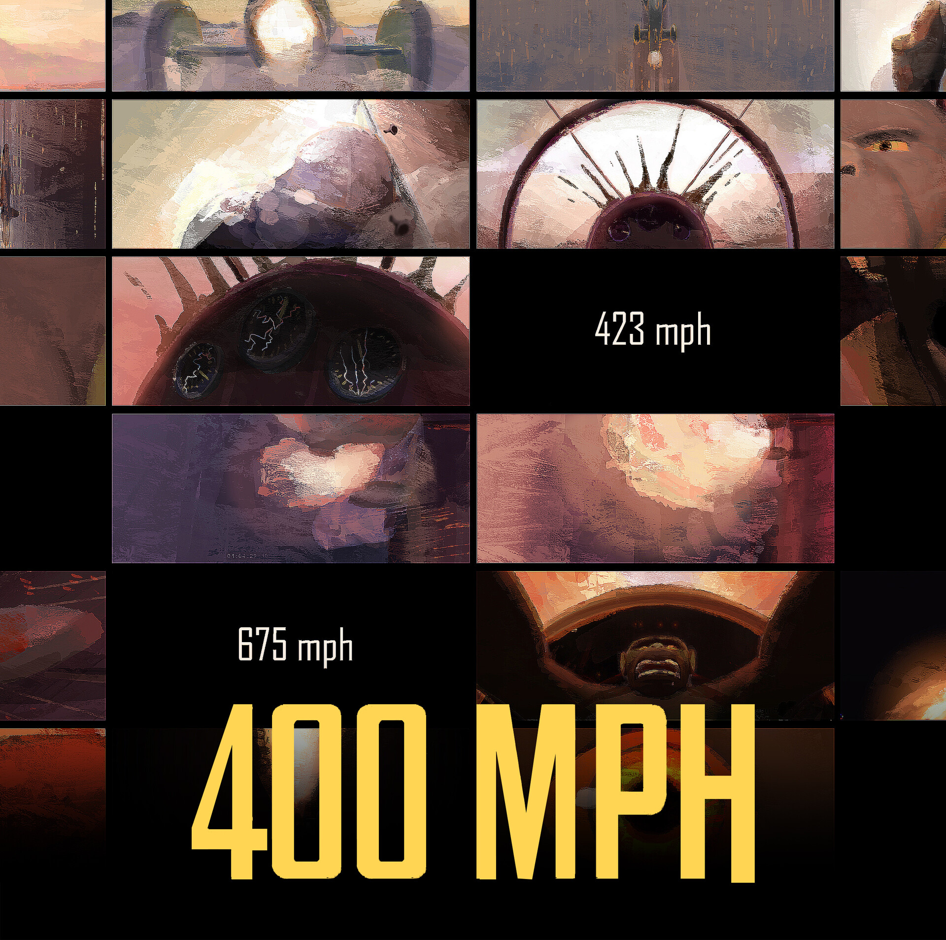 ArtStation - 400 MPH - Final Scene Colorboard