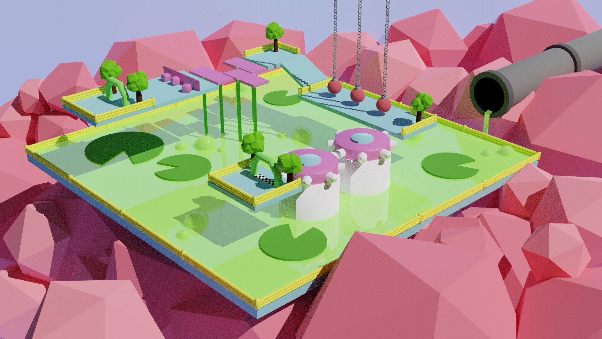 ArtStation - Fall Guys Stage project