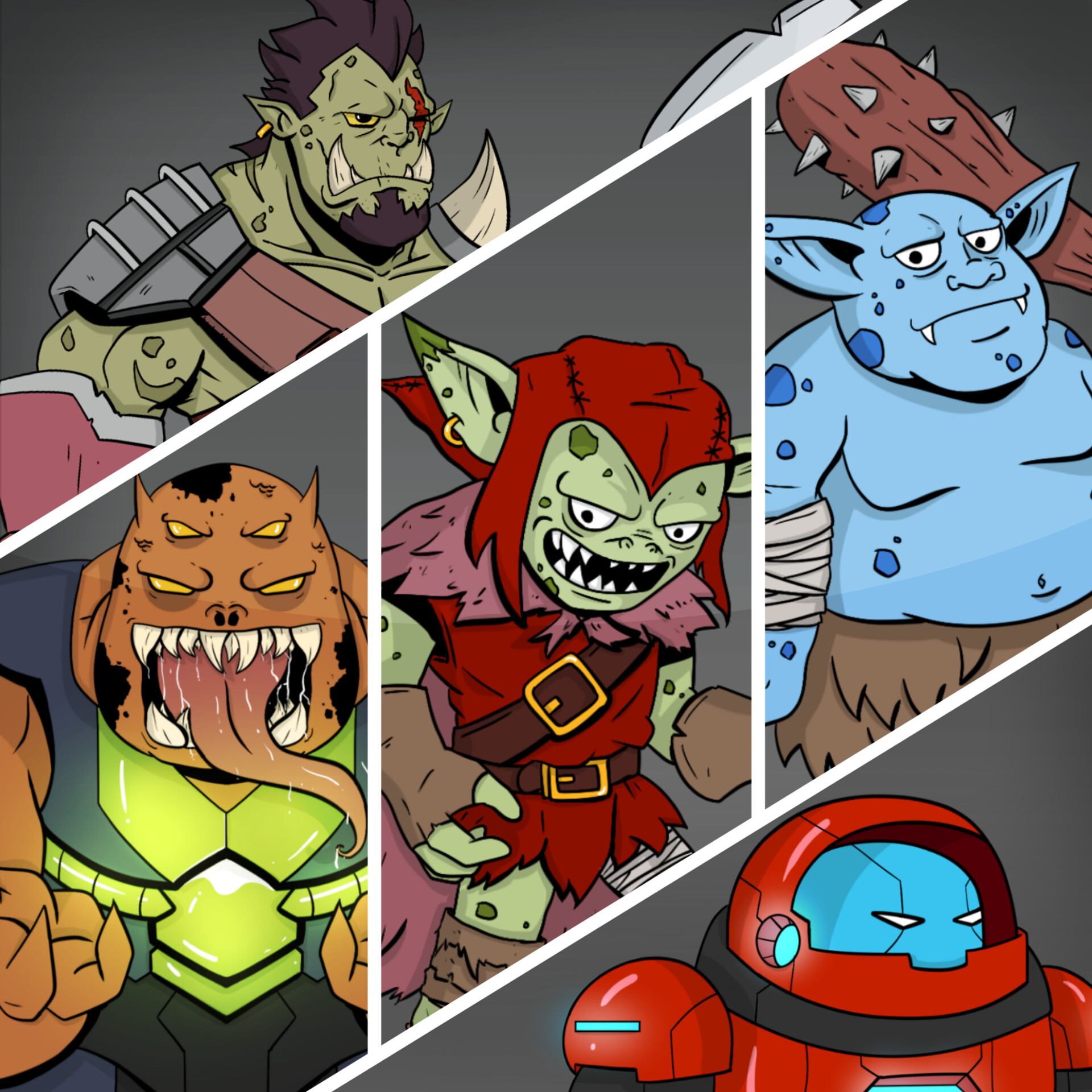 ArtStation - Orcs & Aliens