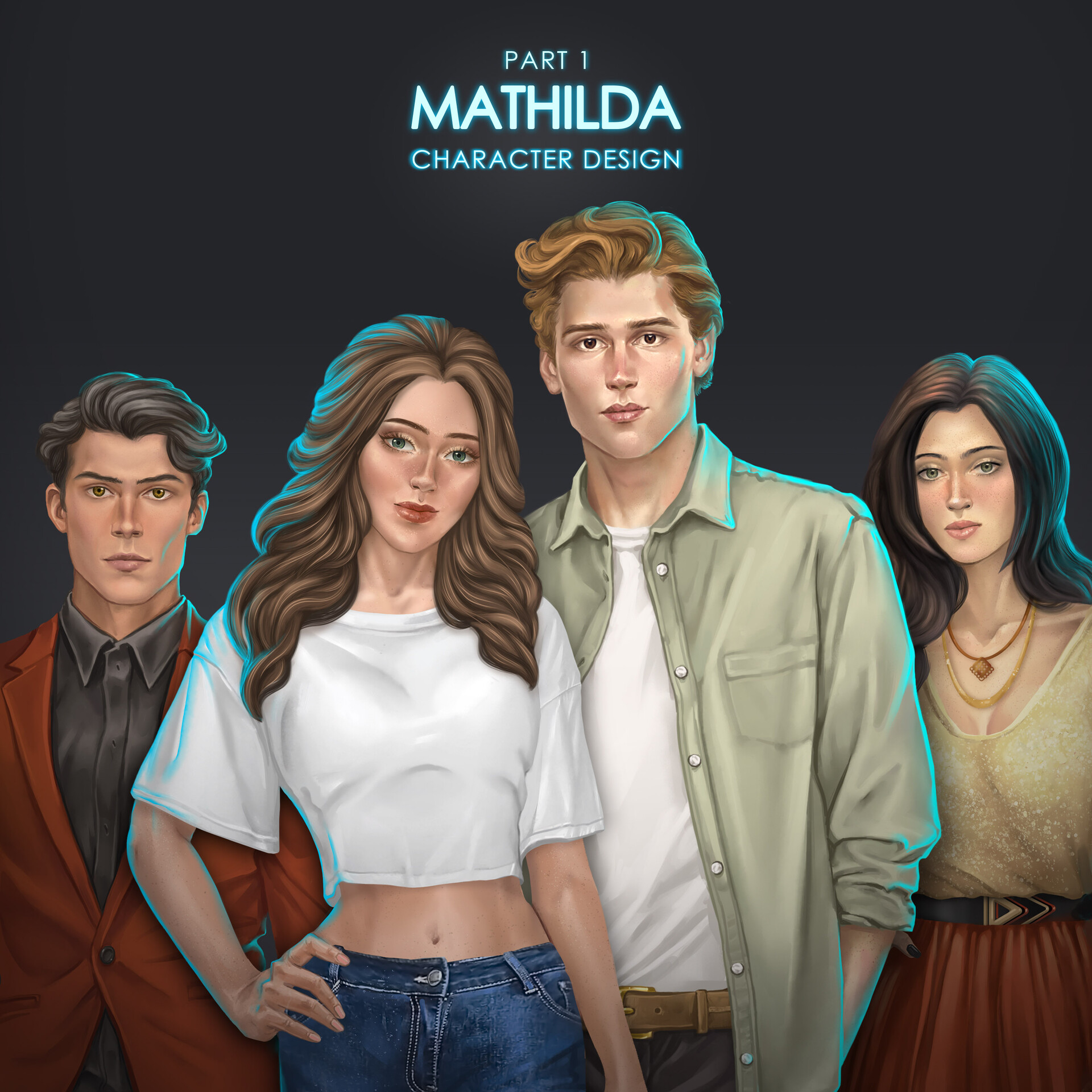 ArtStation - MATHILDA: character design, part 1