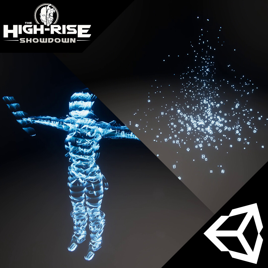 ArtStation - The High-Rise: Showdown - Hologram Sculpture Shader (2020)