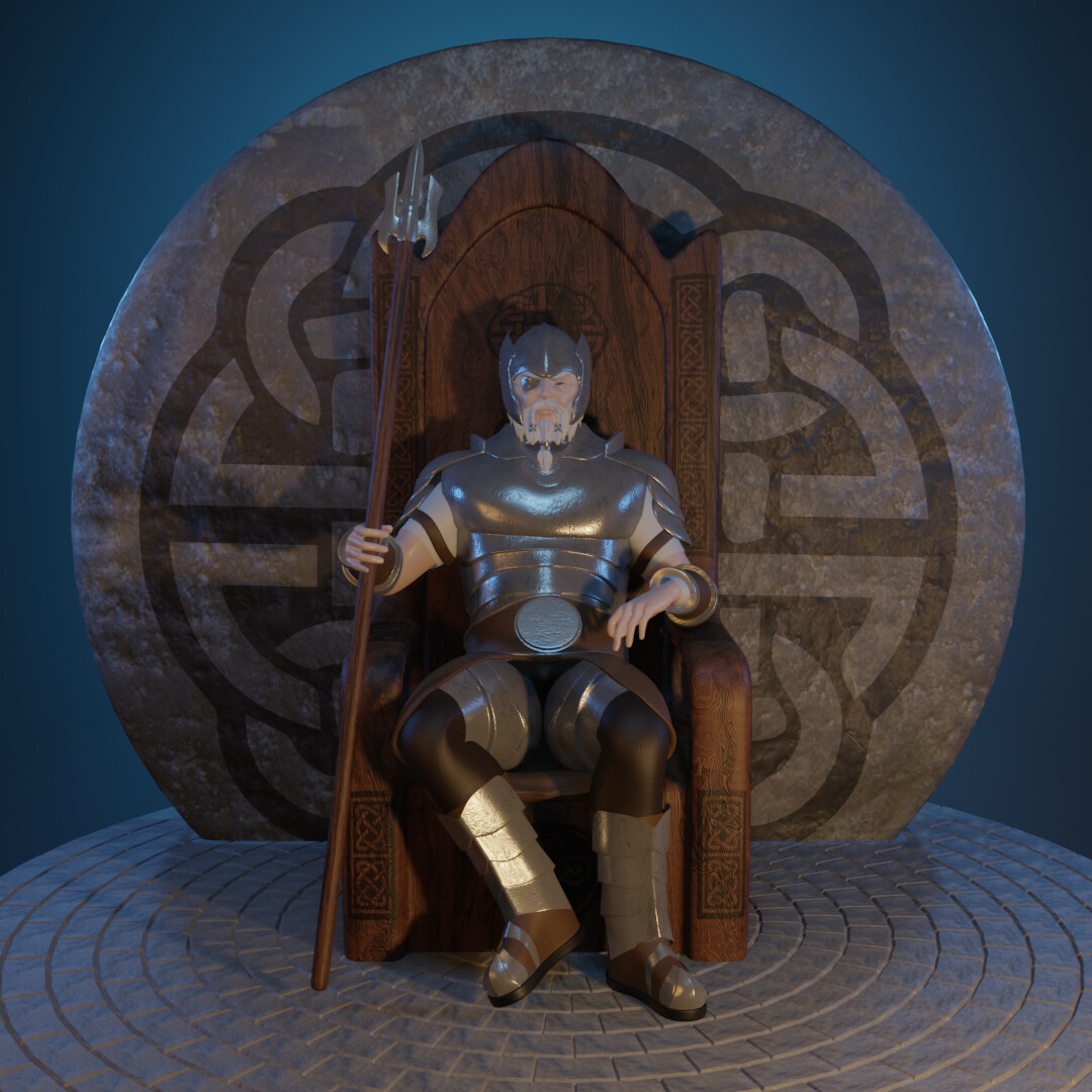 ArtStation - King Odin - Unhide Contest Norse Mythology Entry