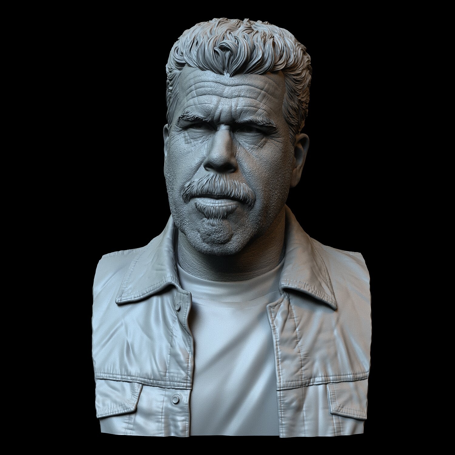 ArtStation - Ron Perlman as Clay Morrow from Sons of Anarchy