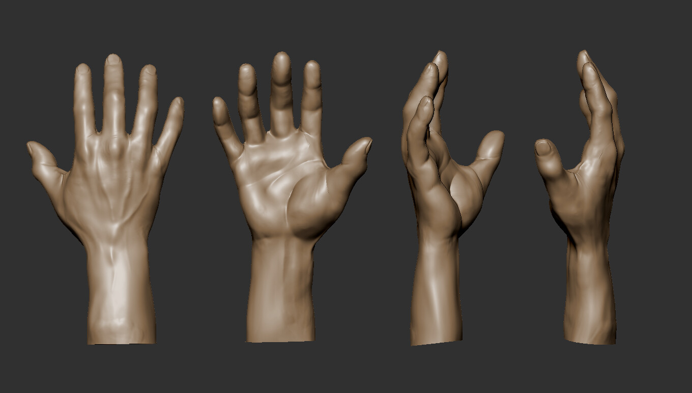 ArtStation - 3D Neutral Hand Practice