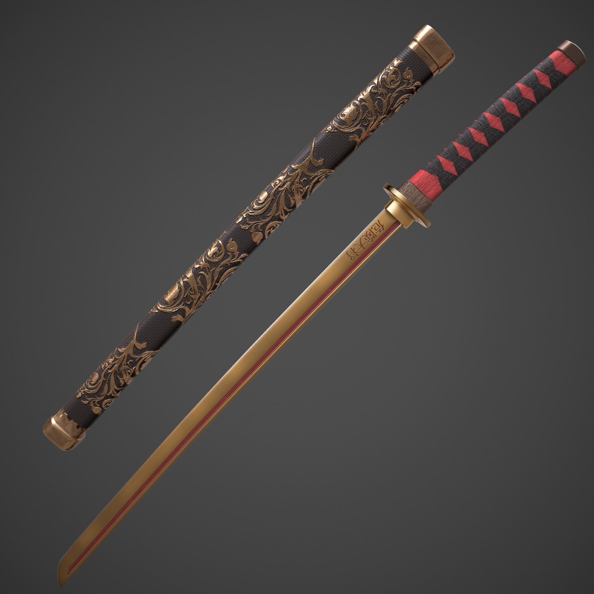 ArtStation - samurai sword