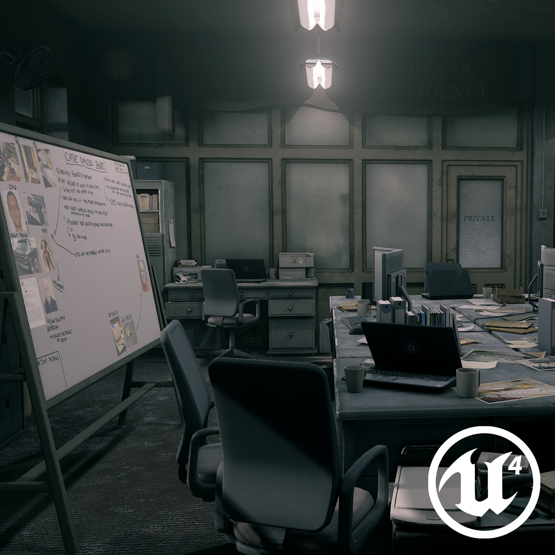 ArtStation - 2000s CIA office (UE4)