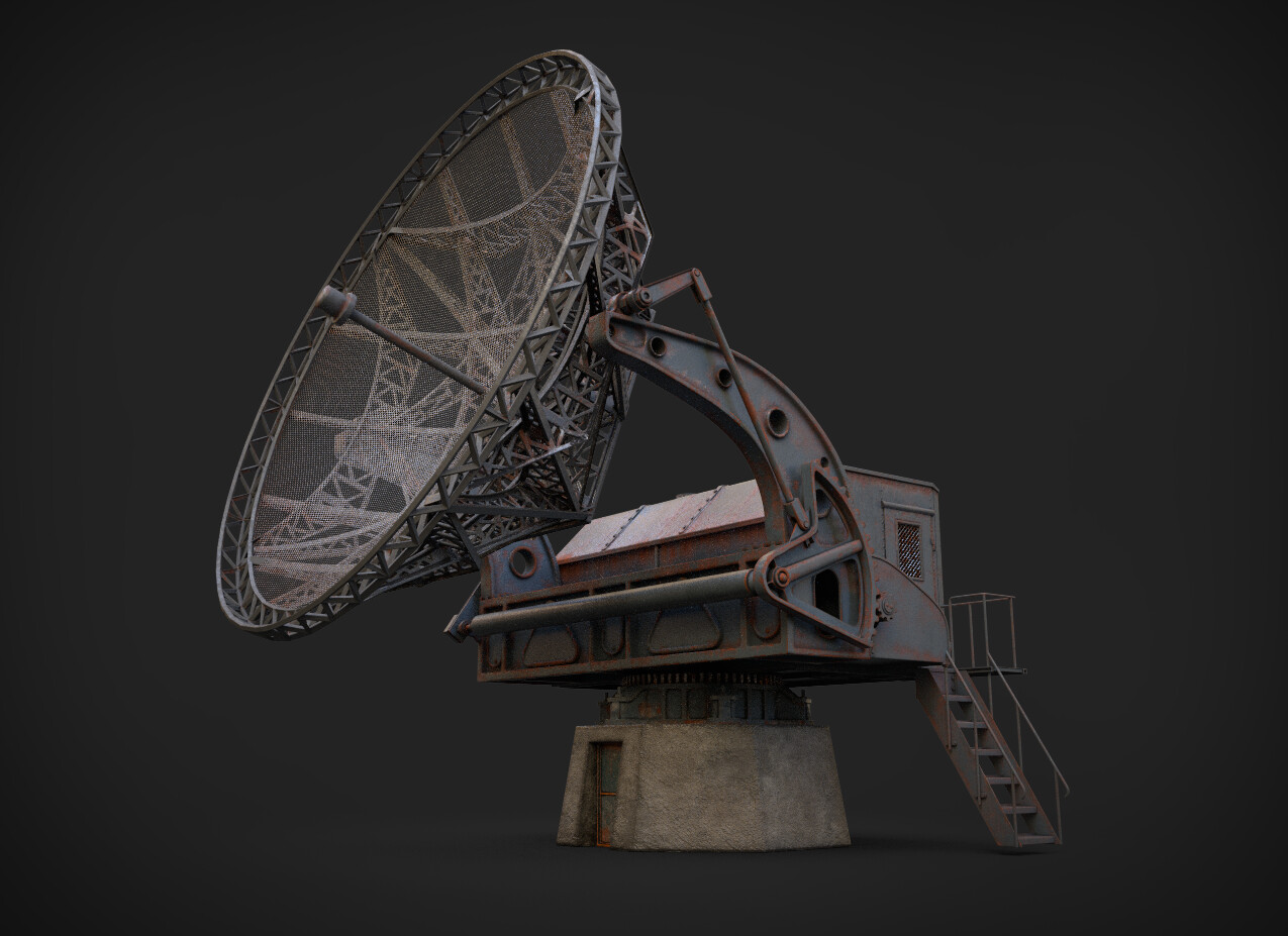 ArtStation - FuME 65 German Radar 3D model