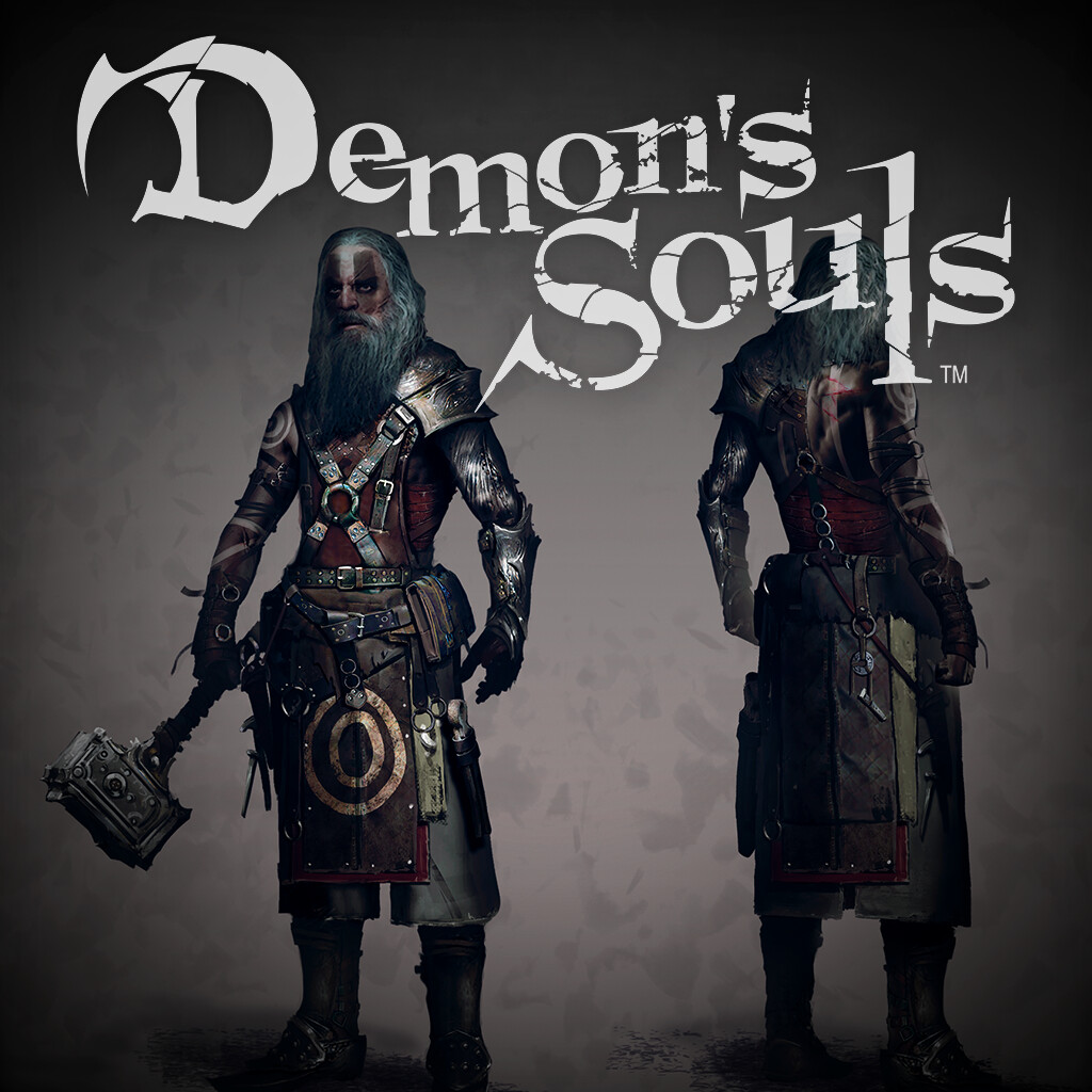 ArtStation - Demon’s Souls male_stonefang