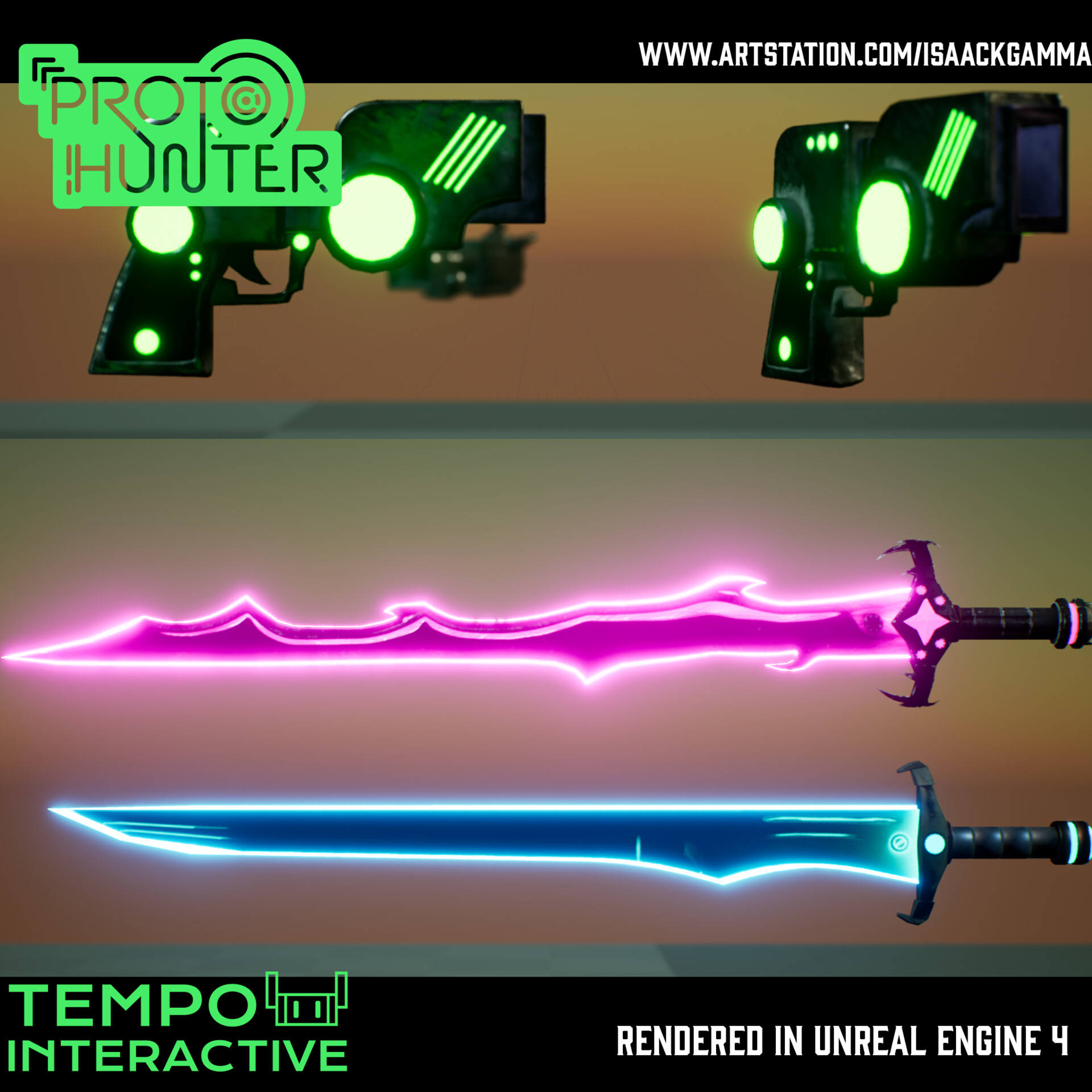 ArtStation - Protohunter - The Calamity Blade and The Method