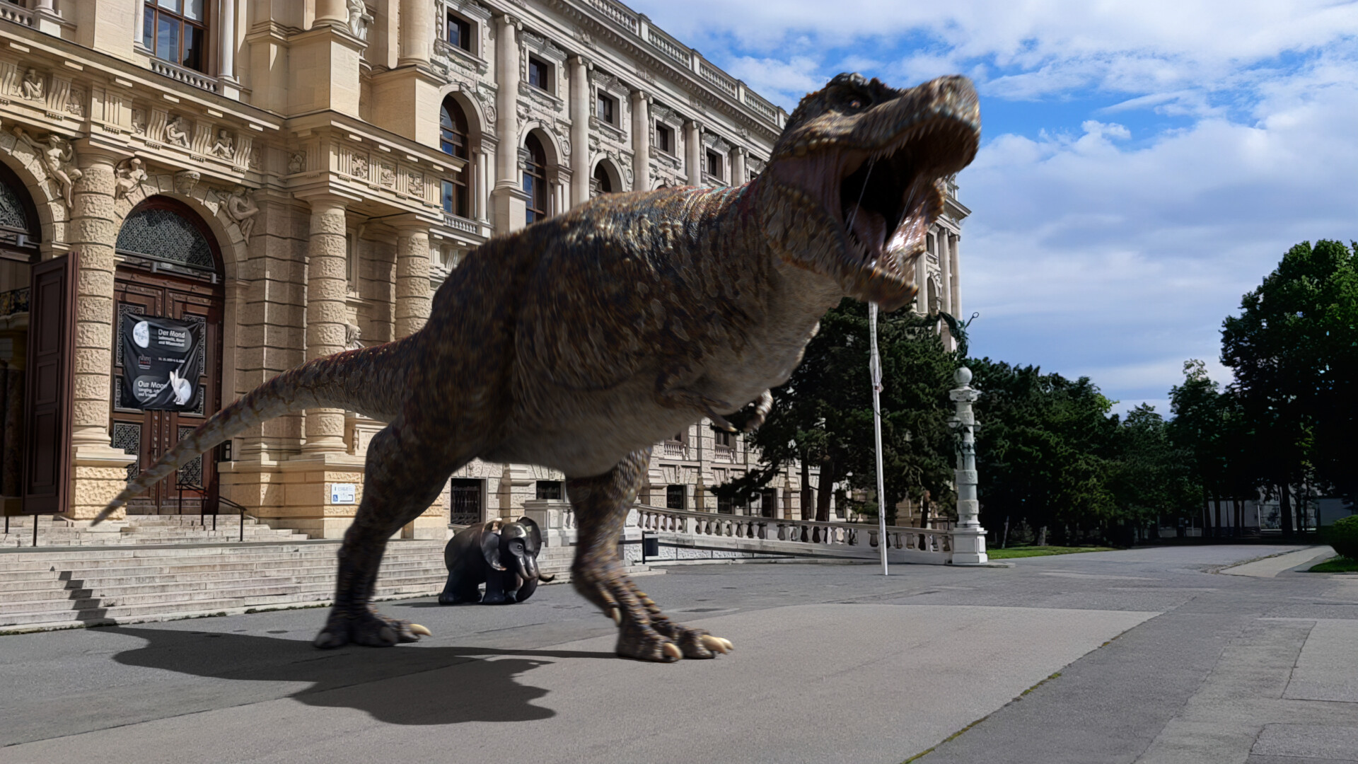 ArtStation - T. rex Museum Breakout