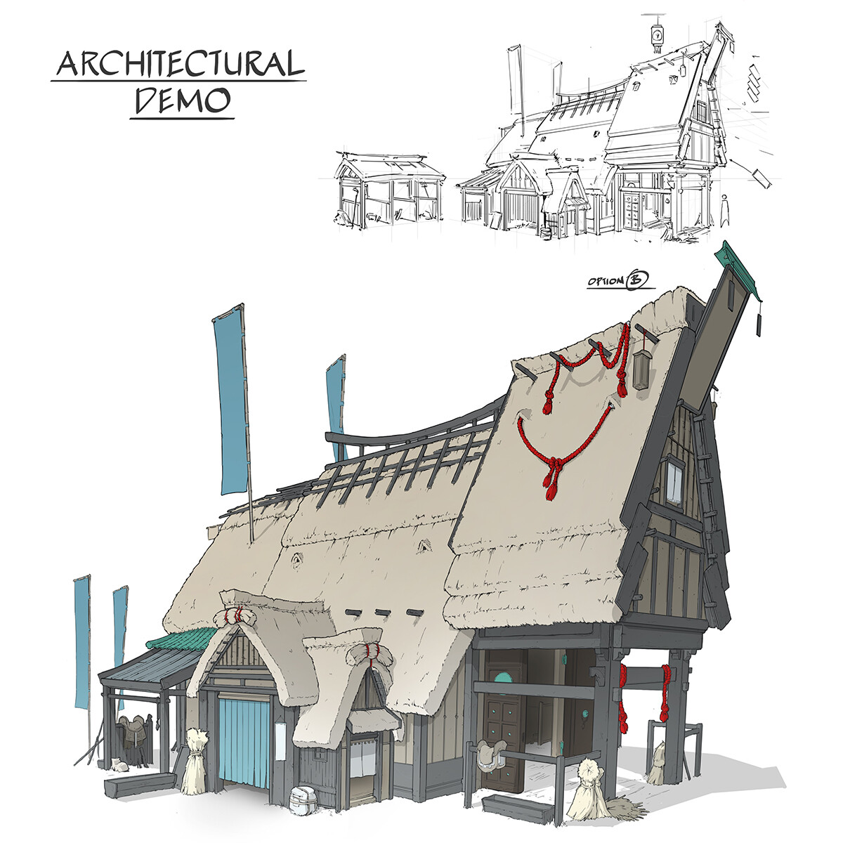 ArtStation - Foundation Art Group: Foundation Sketching - Architectural ...