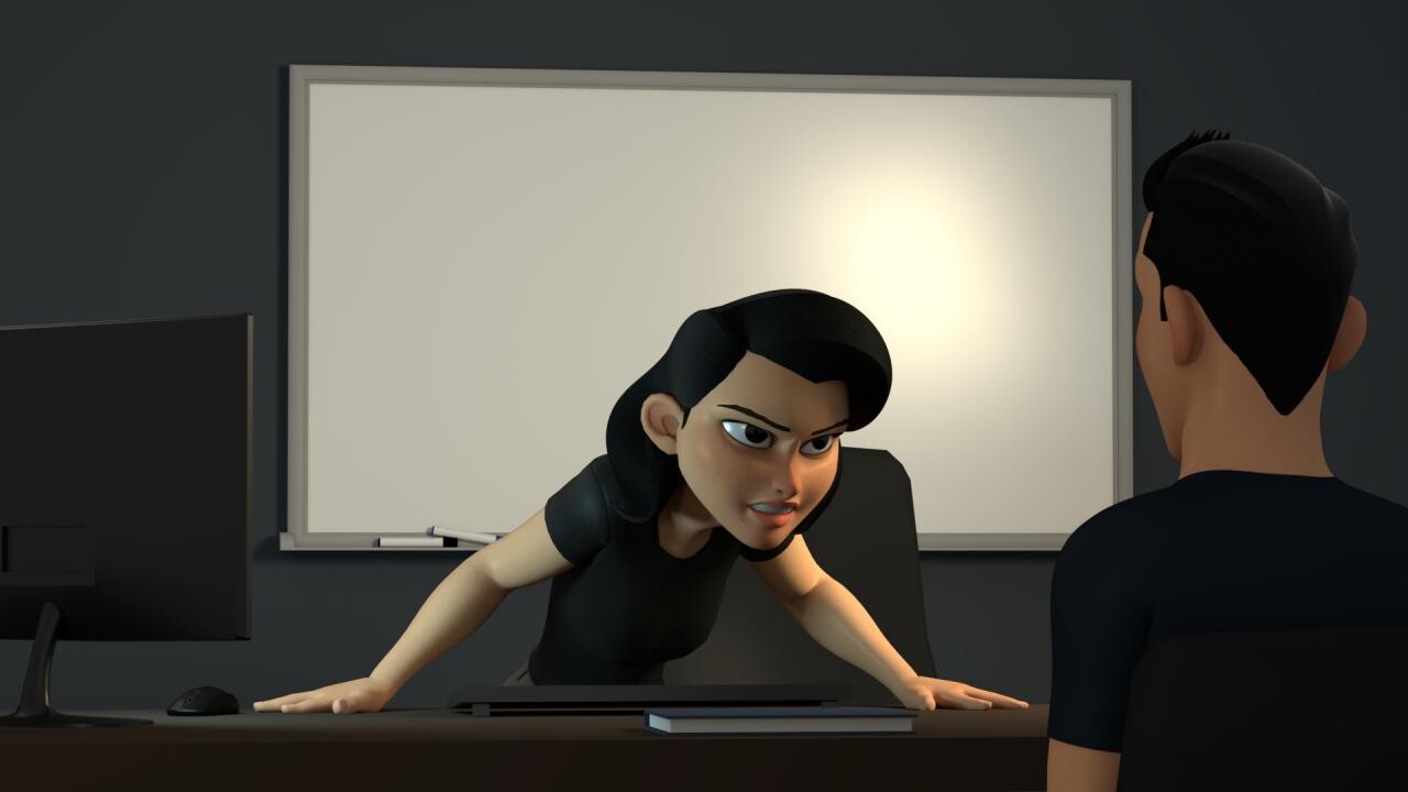ArtStation - Angry Monologue Acting Student Animation
