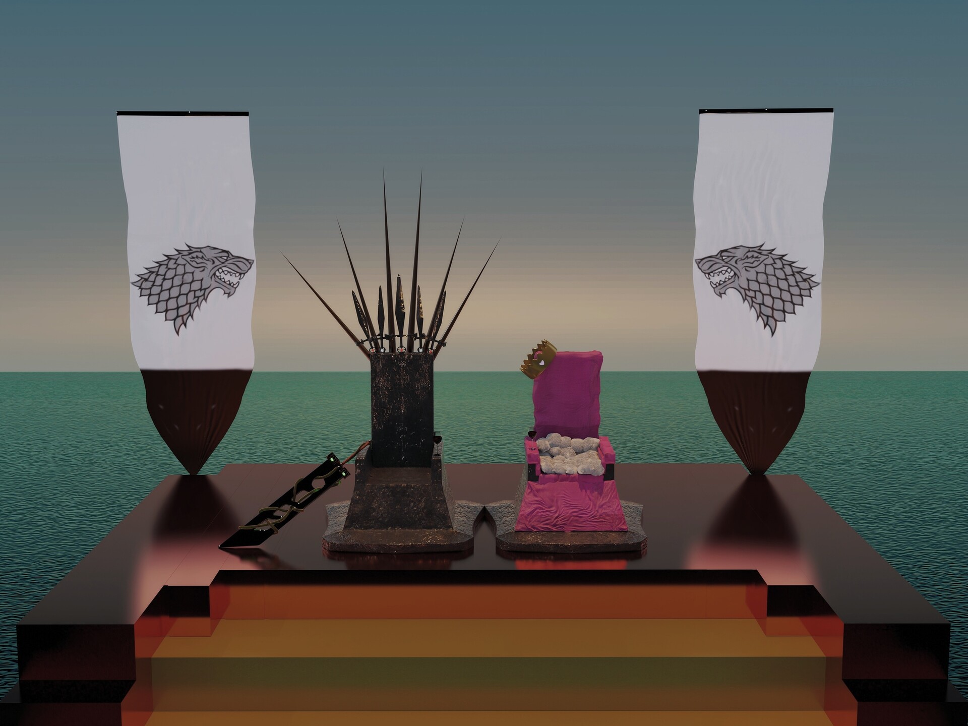 ArtStation - 🌊👑Sea thrones👑🌊