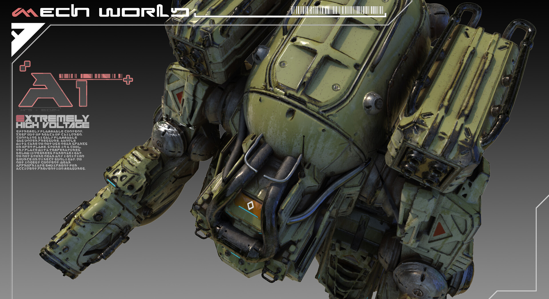 ArtStation - 战甲世界-MECH WORLD