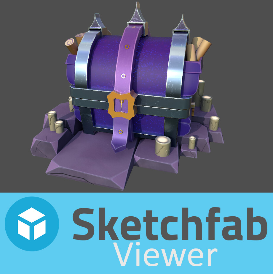 ArtStation - Modeling From a Concept - Magic Chest