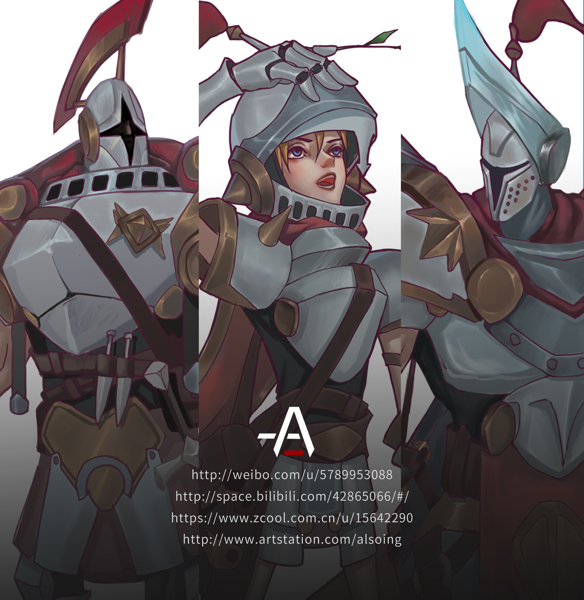 ArtStation - Rose and Knight