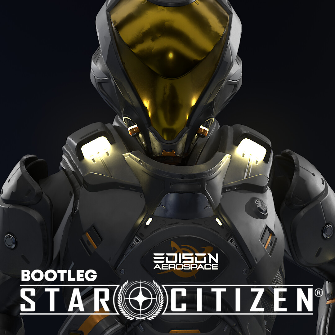 Hoang V Ng - EDISON Venture Mk I Suit - Star Citizen Fan Art