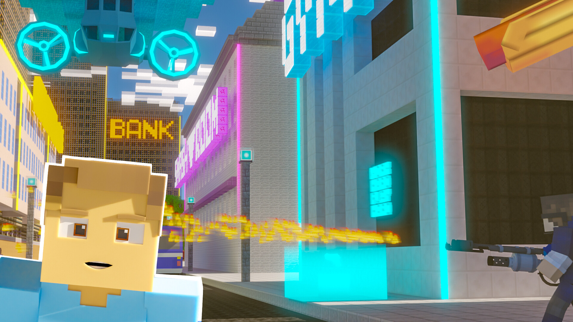 ArtStation - Free Guy in Minecraft style