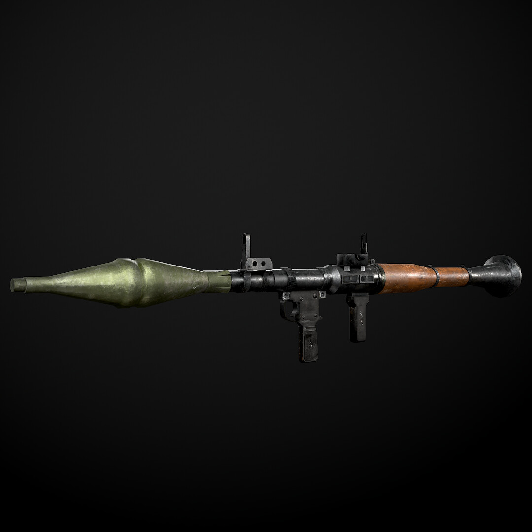 ArtStation - RPG - 7 Rocket Launcher